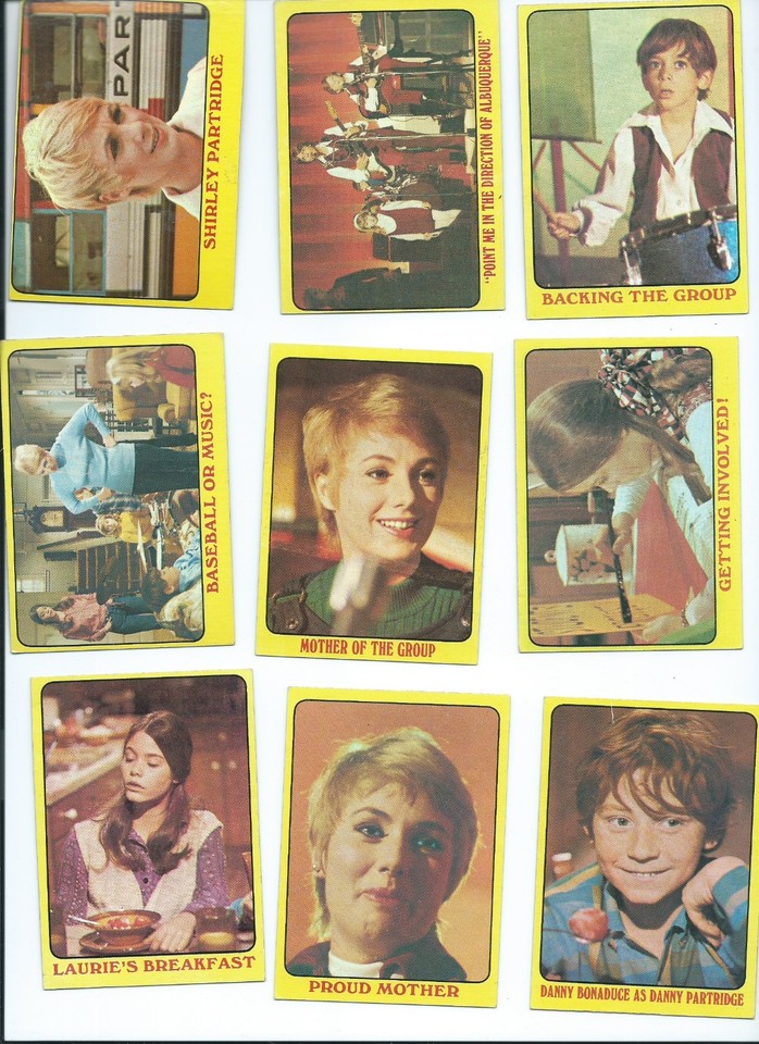 1971 -- PARTRIDGE FAMILY -- Complete 55 trading card set -- Series 1 | eBay