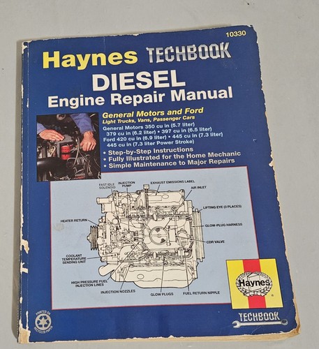 Haynes 10330 Techbook Diesel Engine Repair Book Manual | eBay