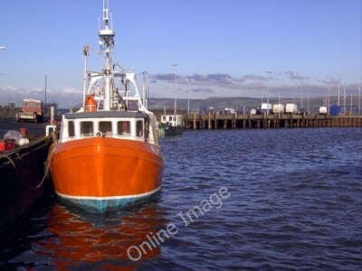 Photo 6x4 Stranraer Harbour Fishing boat in Stranraer Harbour. c2009 ...