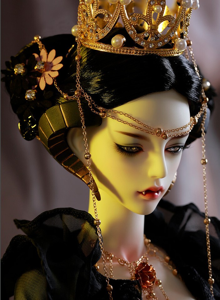 1/3 BJD Doll Resin SD Ball Jointed Doll Face Makeup Sexy Vampire Girl ...