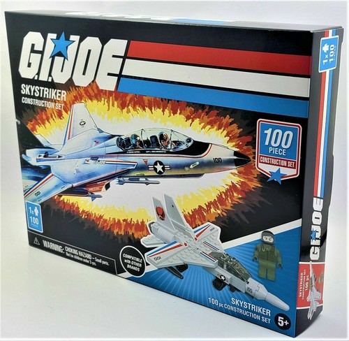 G.I.JOE CONSTRUCTION SET: SKYSTRIKER with 1 MINI-FIG,100 PIECES ...
