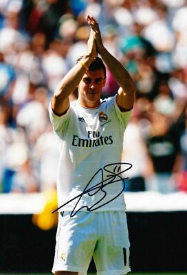 Gareth Bale Signed Real Madrid 12X8 Photo AUTOGRAPH GENUINE AFTAL COA ...