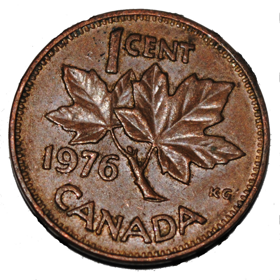 Canadian Penny 1976