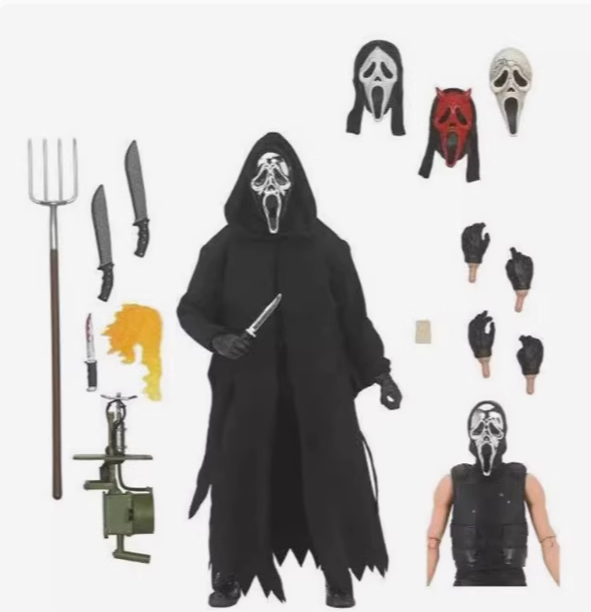 Ghost Face Ultimate Inferno Scream w/Weapons 7" Horror Moive Action ...