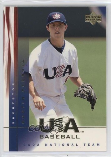 2002 Upper Deck USA Baseball Dustin Pedroia #17 8cx | eBay