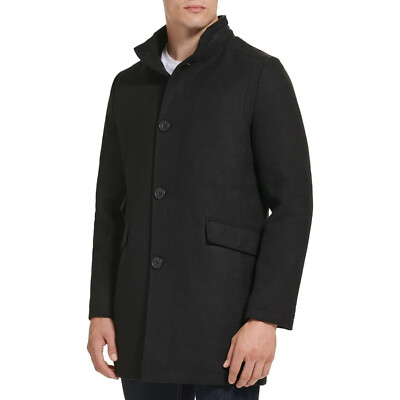 Kenneth Cole Men's Overcoat, Black, S | eBay