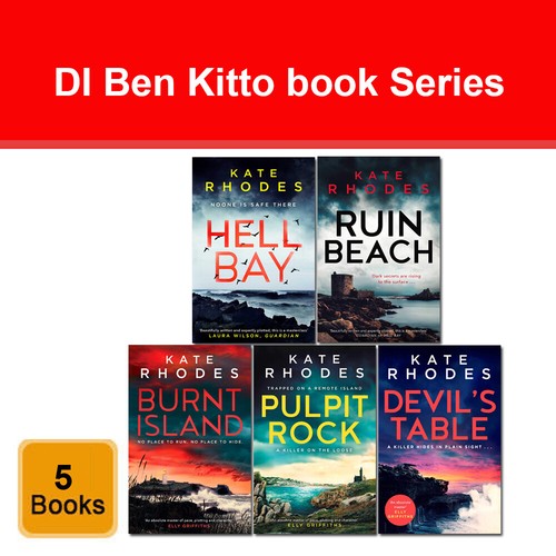 Kate Rhodes DI Ben Kitto Series 5 Books Collection Set Locked-Island ...