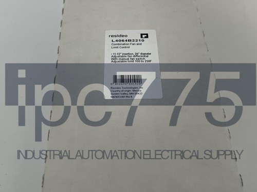 NEW Fan/Limit Control Switch of Honeywell L4064B2210 11" IN BOX// | eBay