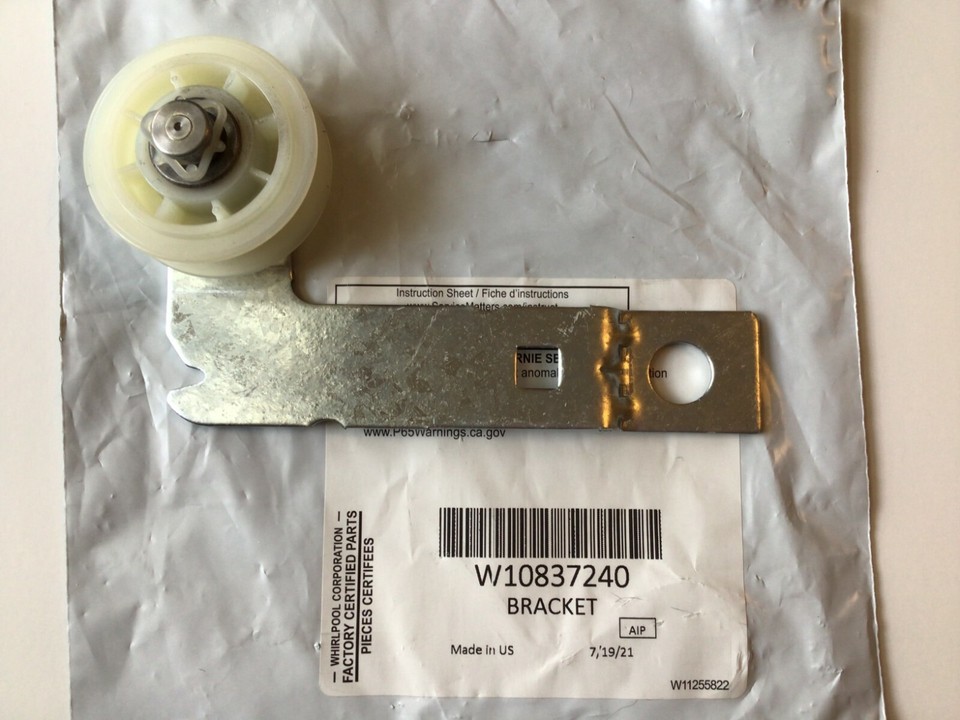 New Genuine Whirlpool Factory Certified Dryer Pre-Mounted Idler Pulley ...