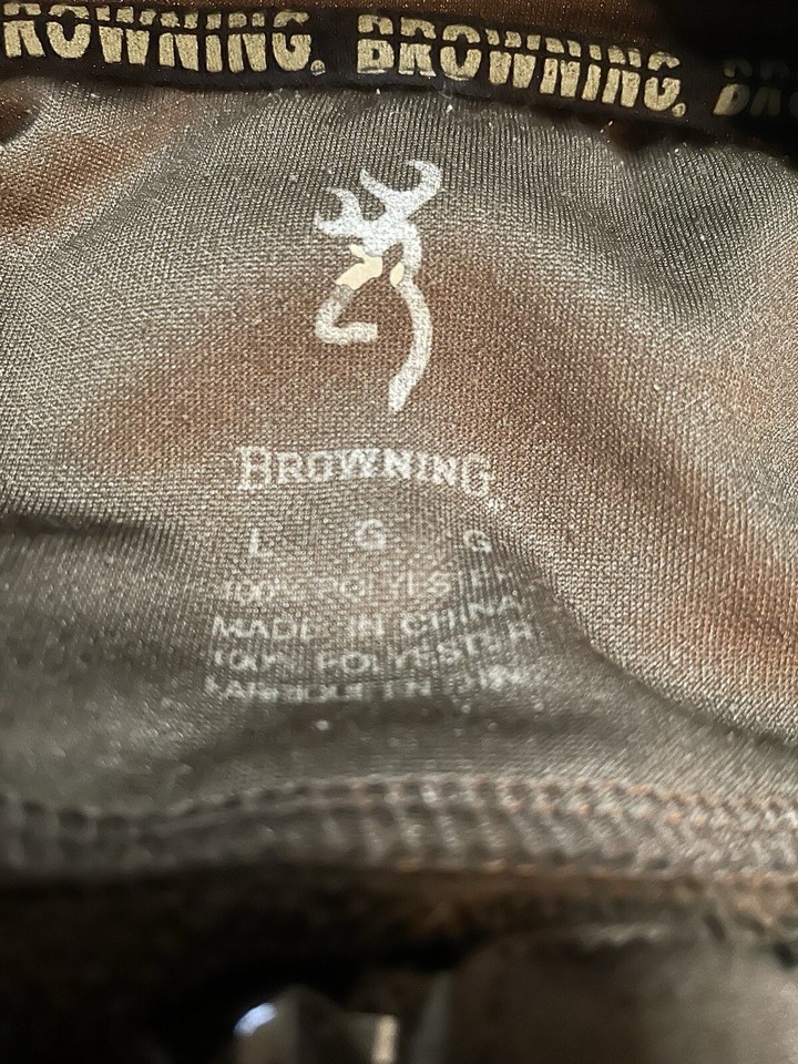 Browning Quarter Zip Pullover Real Tree Camo Mens Size Large | eBay