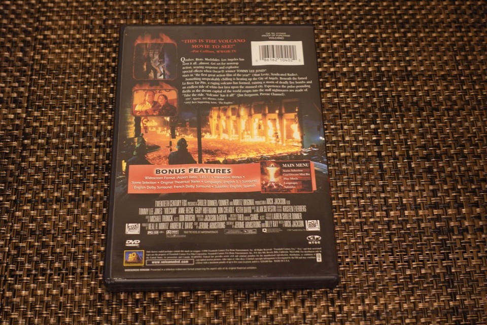 Volcano (1997 DVD) Tommy Lee Jones, Anne Heche VERY GOOD 86162104022 | eBay