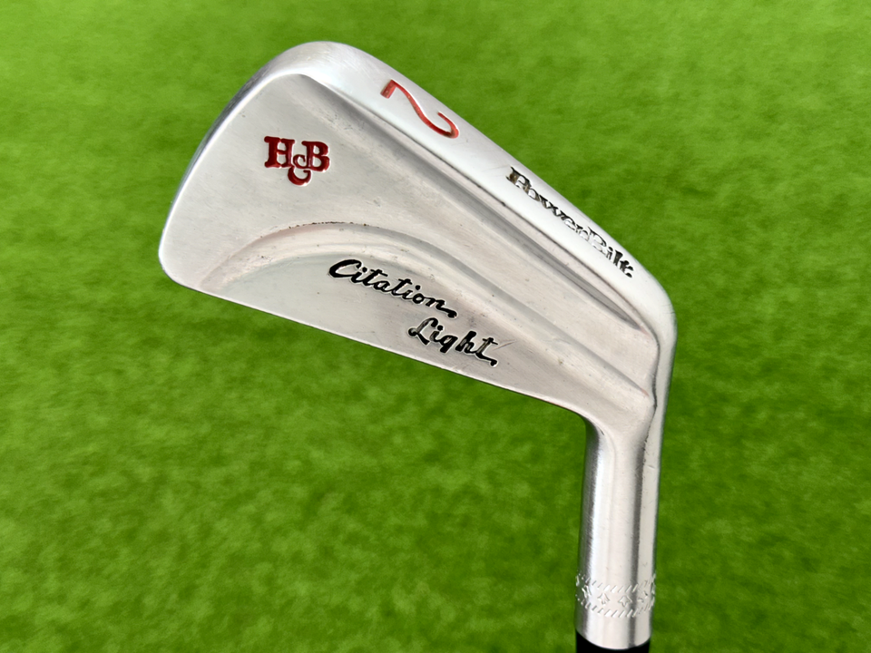 H&B PowerBilt Golf Citation Light (2) IRON Right Handed Steel Stiff ...