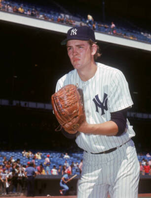 George Doc Medich New York Yankees at Yankee Stadium in the Bronx,- Old ...