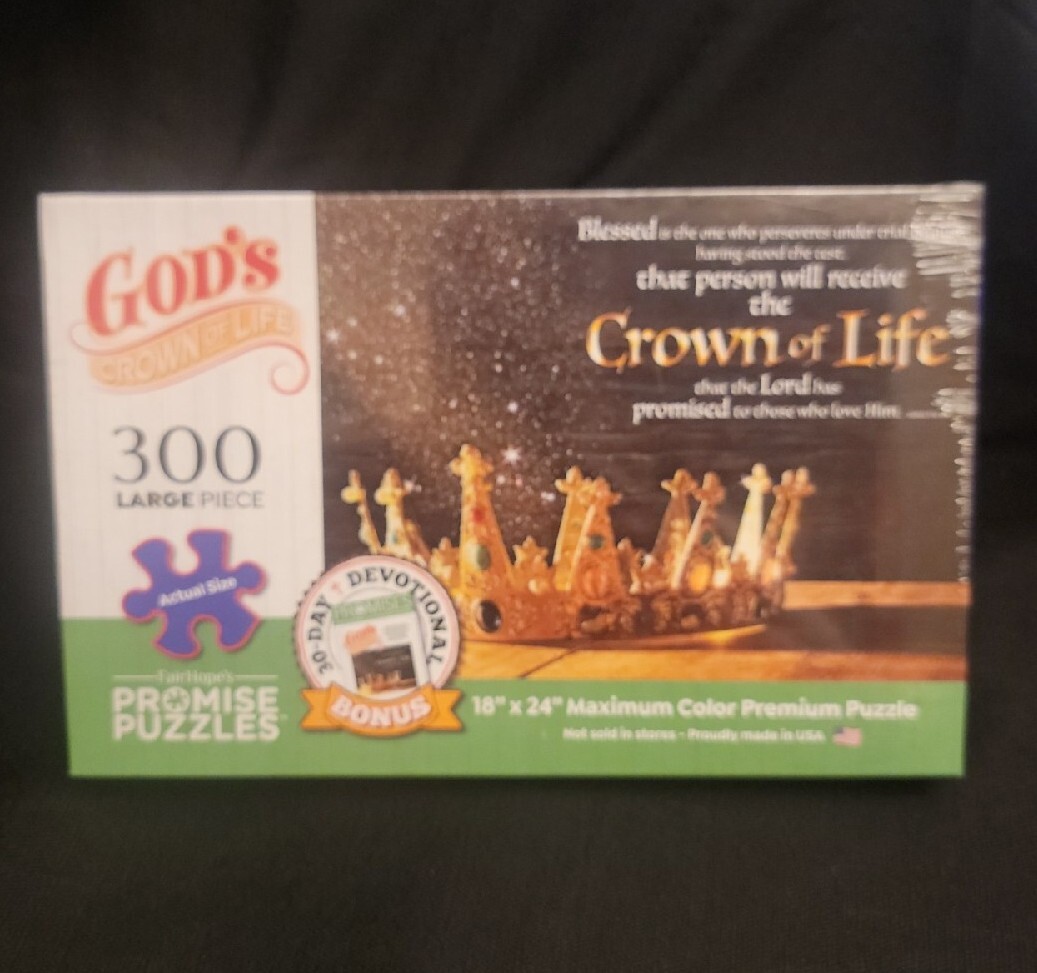 New Fair Hope Promise Puzzles GOD'S CROWN OF LIFE 300 Piece Bible ...