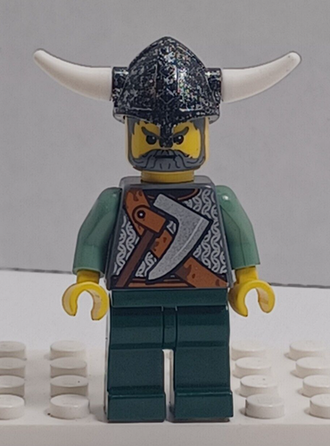 Lego vik012 Viking Warrior Mini figure- Vikings- Helmet/Viking armor | eBay