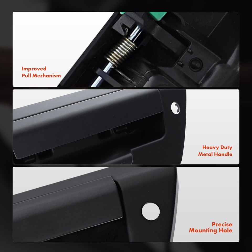Upgraded Metal Tailgate Handle w/ Keyhole & Camera LED Hole for Ford F ...