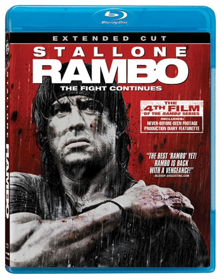 Rambo (Extended Cut) (Blu-ray) Sylvester Stallone Julie Benz Paul ...