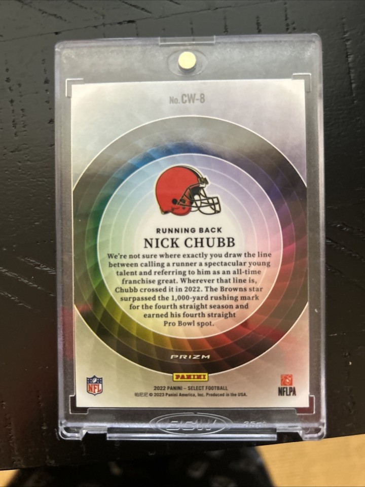 2022 Panini Select - Color Wheel Nick Chubb #CW-8 | eBay