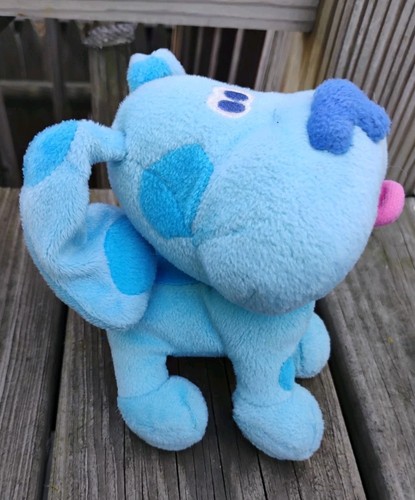 Vintage 1998 Nickelodeon Nick Jr Blues Clues Plush Dog Embroidered Face ...