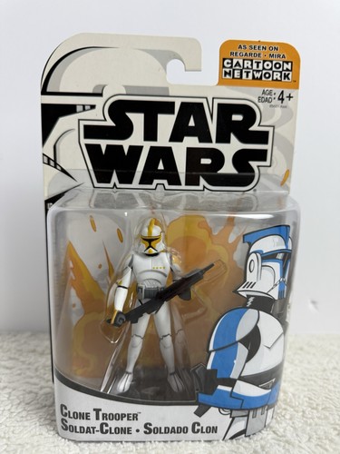 Star Wars Clone Trooper Figure Yellow Cartoon Network Animated Clone ...