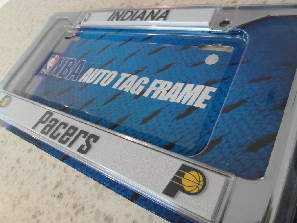 1 Indiana Pacers Chrome Auto License Plate Frame | eBay