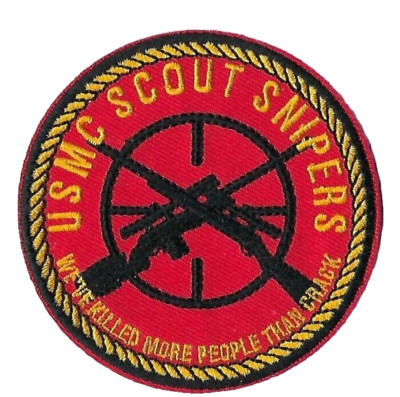 USMC Marine Scout Sniper Patch (SOI Recon Special Forces Infantry ...