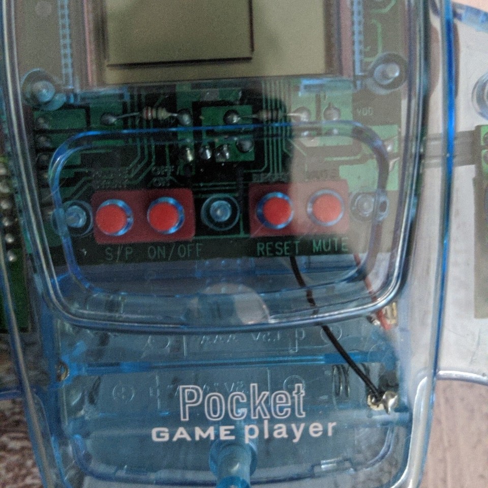 Vintage Pocket Game Player Handheld Rocket LCD Brick Game Electronic ...