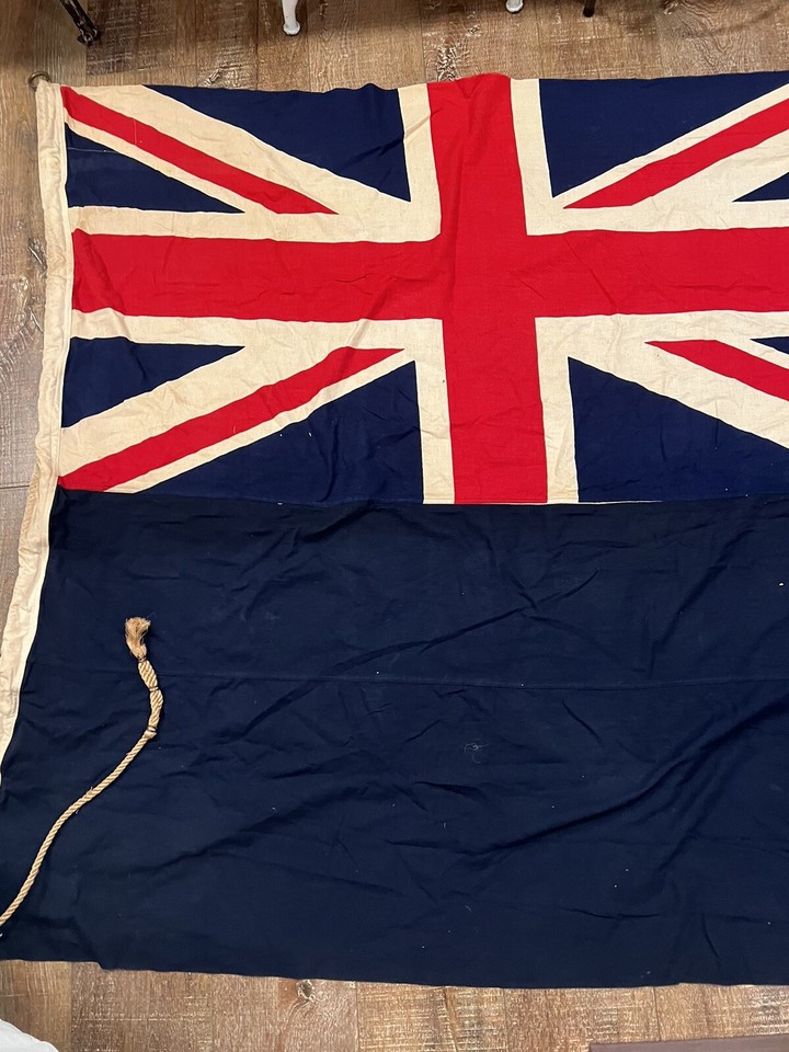 Large VTG New Zealand Maritime Ships Flag 4.5' x 9.5' Wool? | eBay