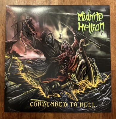 Midnite Hellion Condemned To Hell Vinyl NEW Signed Autographed UDO ...