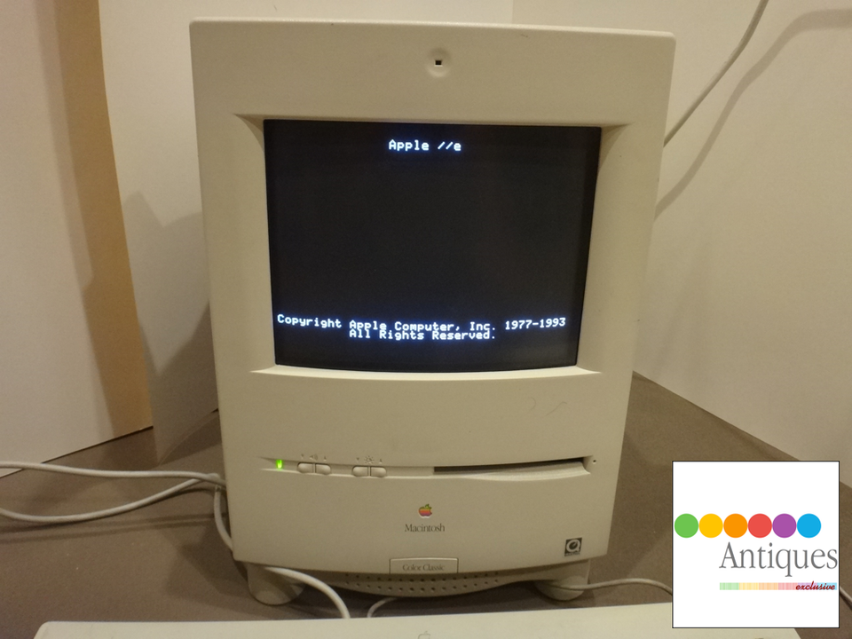 Vintage Rare Macintosh Color Classic MYSTIC Apple IIe 132MB RAM 18GB HD ...