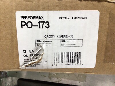 Performax Engine Oil Filters PO-173 - **Box of 12** | eBay