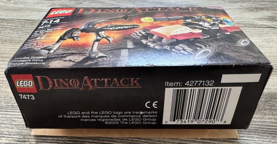 LEGO #7473 Dino Attack Street Sprinter vs. Mutant Lizard 🦎 & EXTRA ...