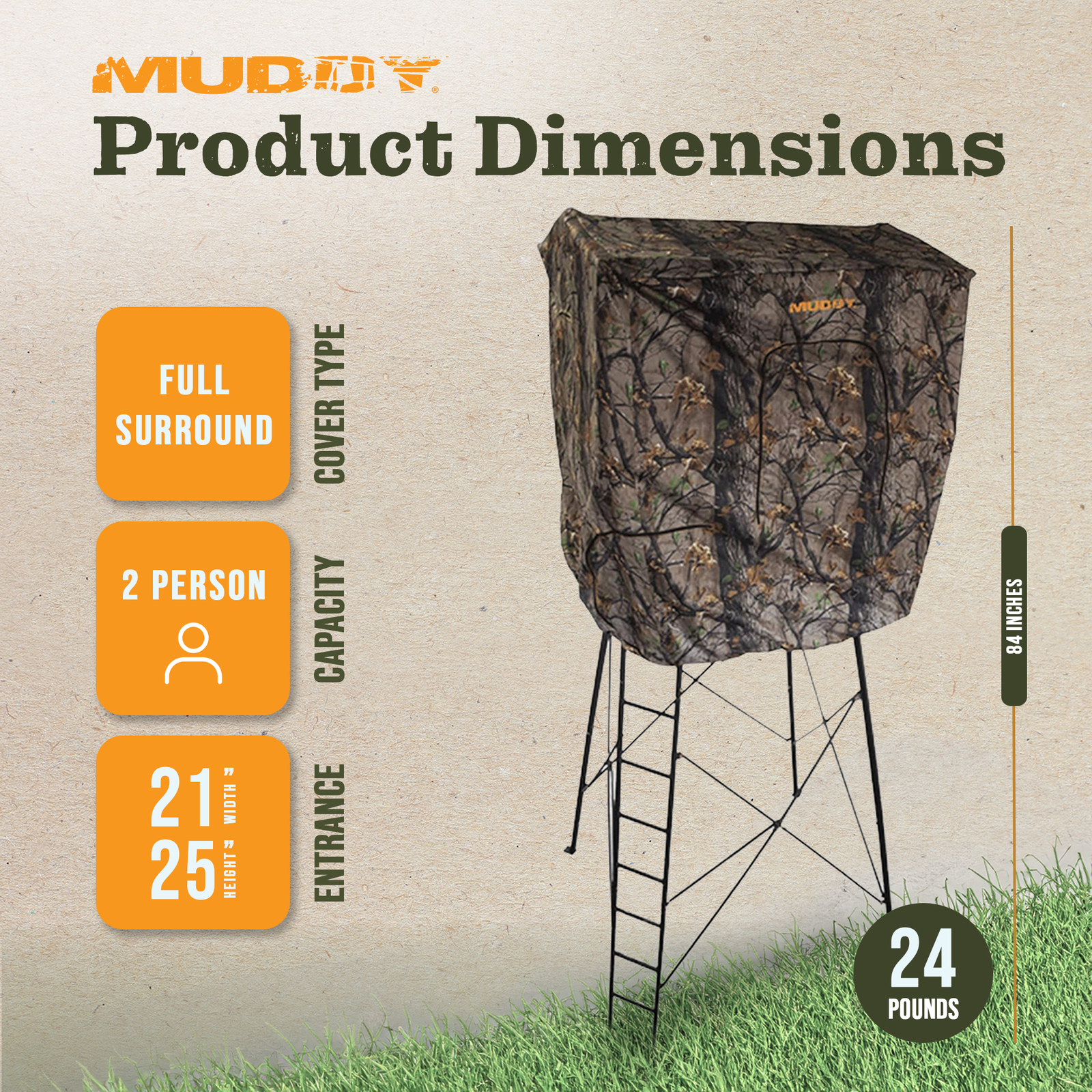 Muddy The Quad Roof Kit Enclosure - MQA1601 for sale online | eBay