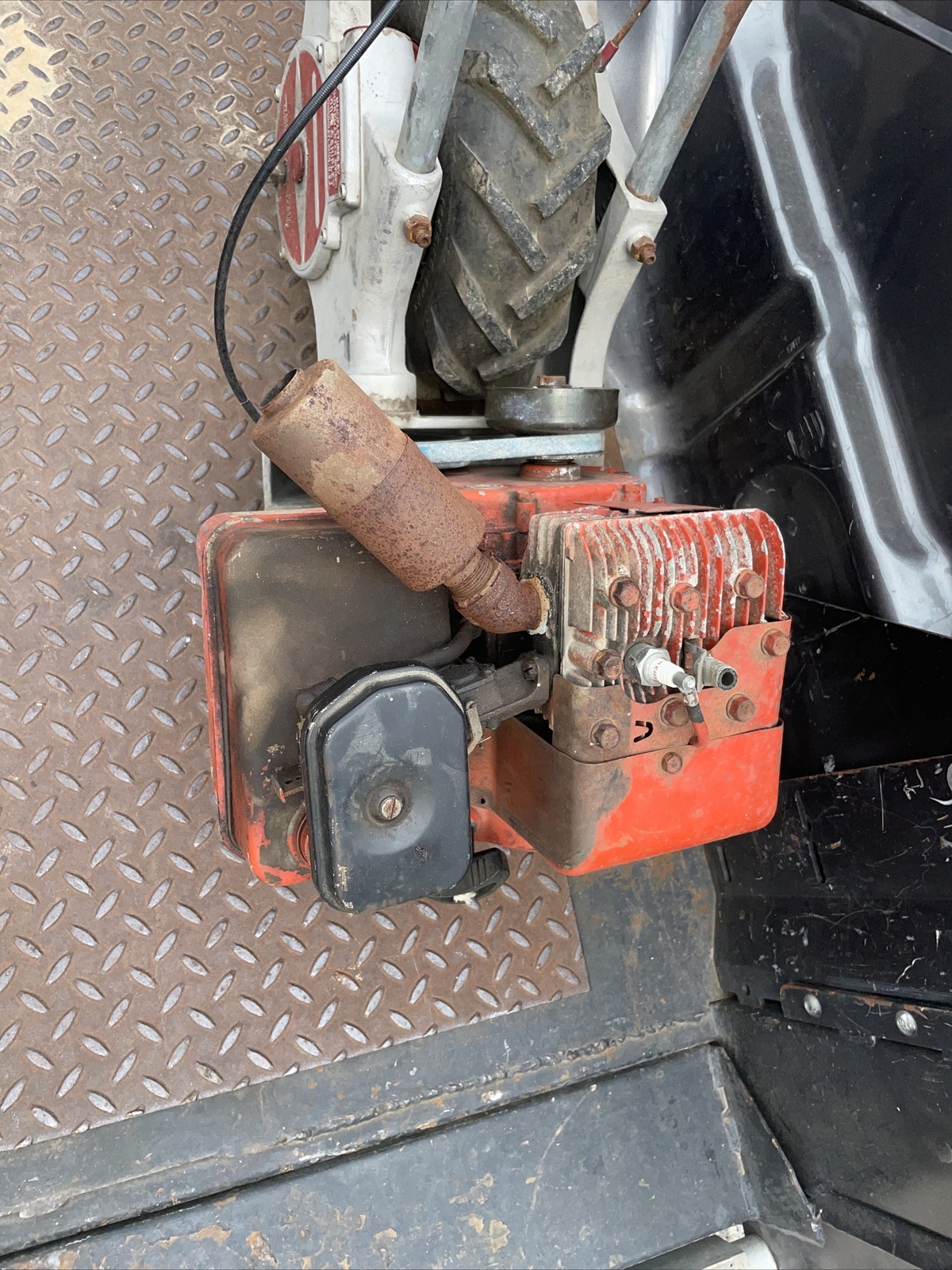 vintage Lodge & Shipley Choremaster, One Wheel Garden Tractor | eBay