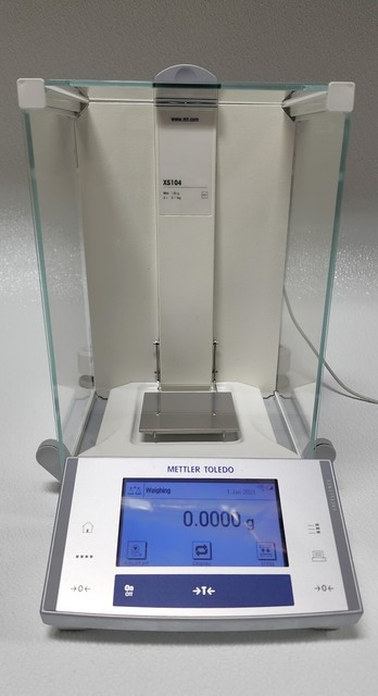 Mettler TOLEDO XS104 Precision Laboratory Balance Scale 112g X .1mg for ...