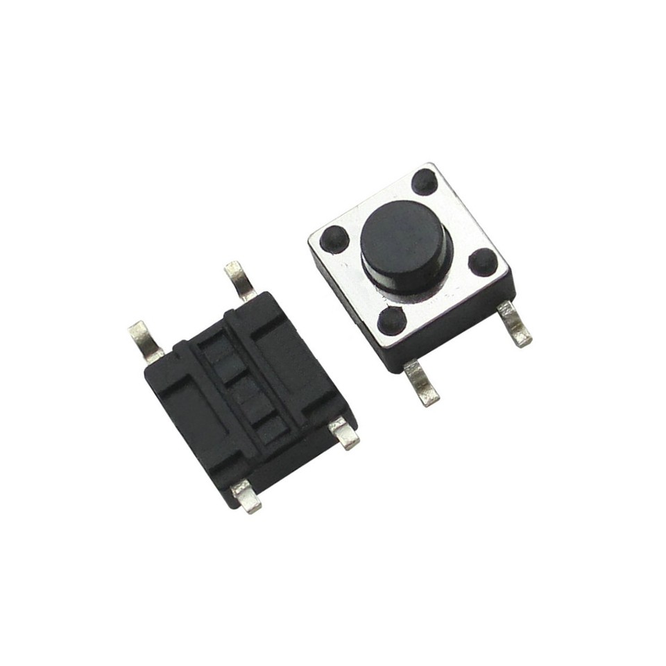 100Pcs 6x6x5mm 4 Pins SMD SMT Momentary Push Button Tact Tactile ...