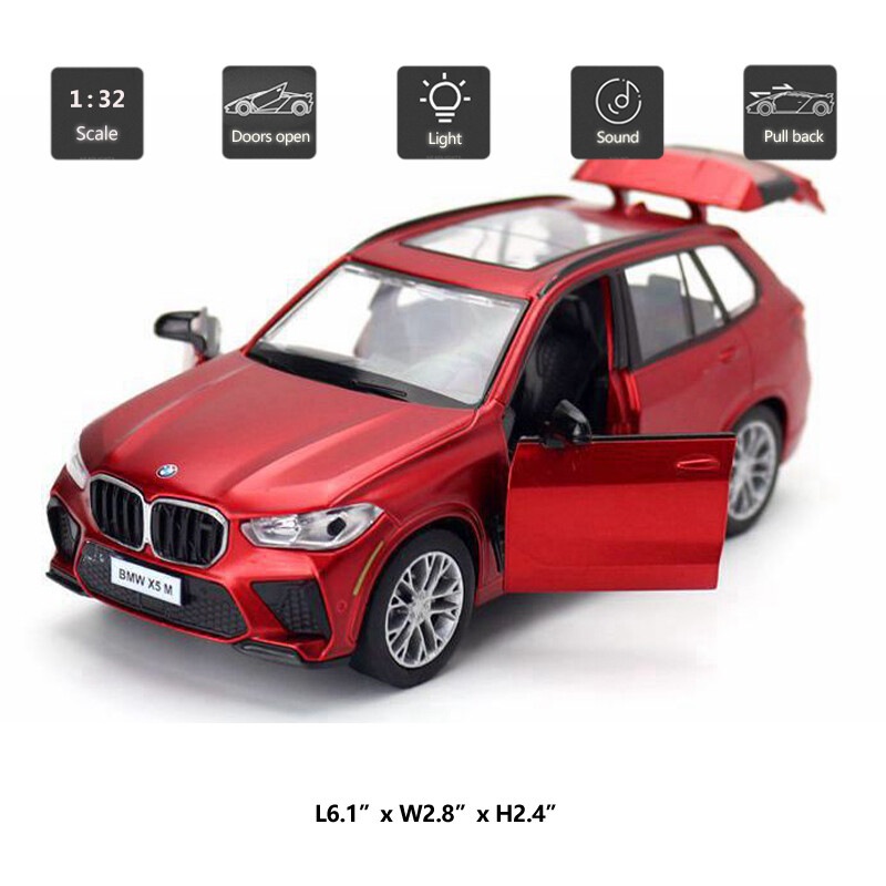 1/32 Scale 2022 X5 M Model Car Diecast Toy Cars Boys Toys for Kids ...