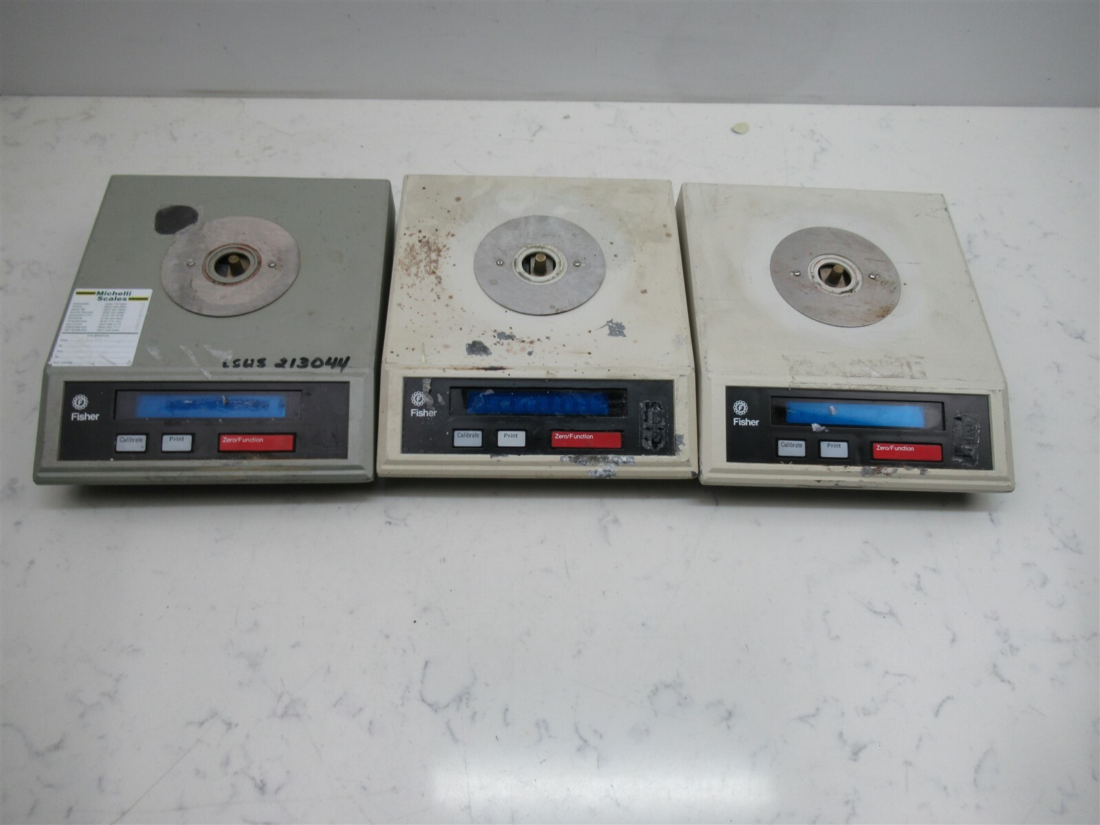 3 Laboratory Balance Scale Fisher Scientific XL-500 500g .01g Denver ...