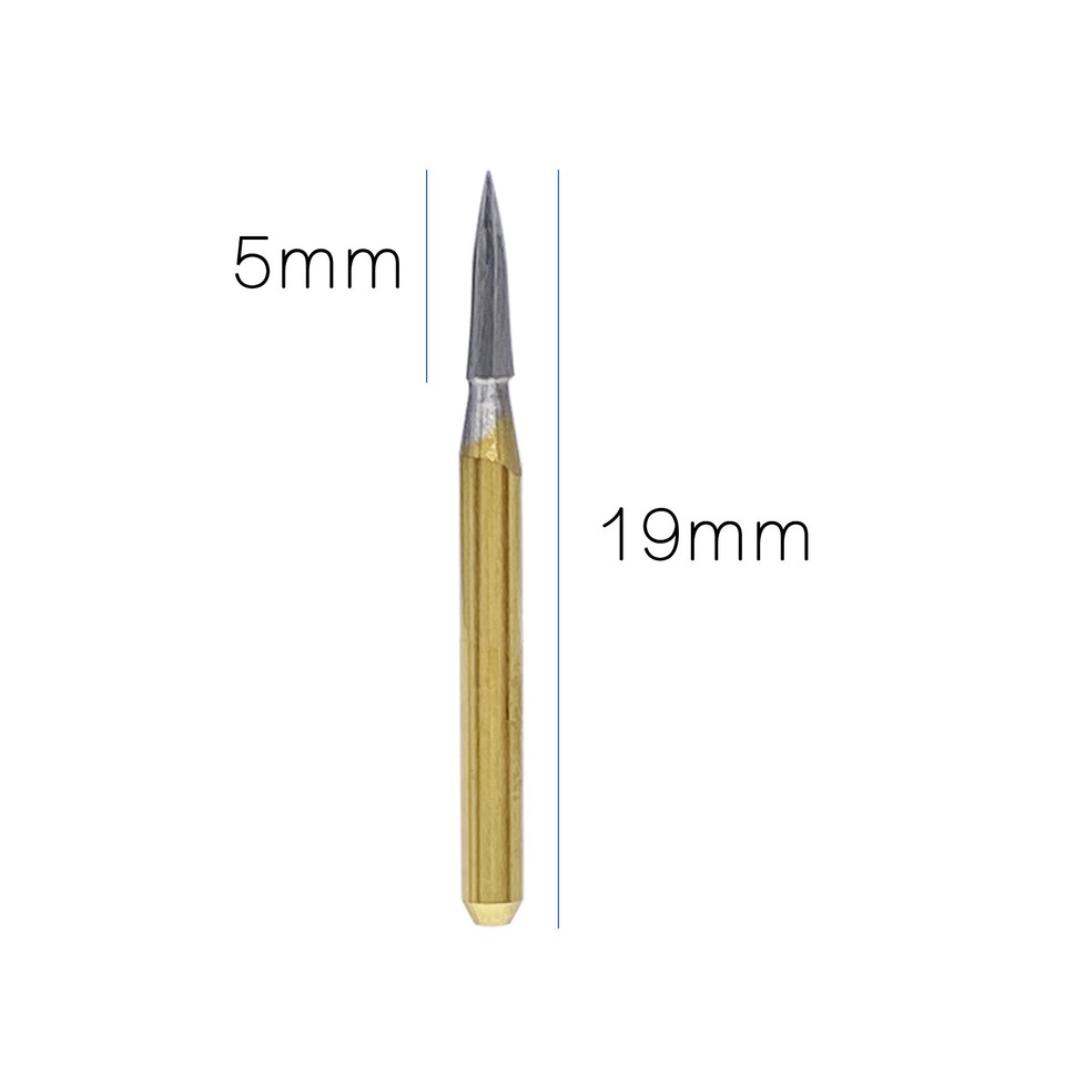 Dental Tungsten Carbide Burs Trimming & Finishing & Polishing Flame FG ...
