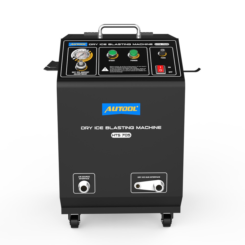 AUTOOL HTS705 Automotive DRY ICE Blasting Machine Car Ships Etc. Engine ...