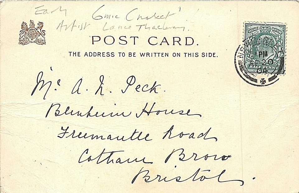 POSTCARD COMIC WRITE AWAY - CRICKET THEME - IT'S QUITE AN AGE .. LANCE THACKERAY | eBay