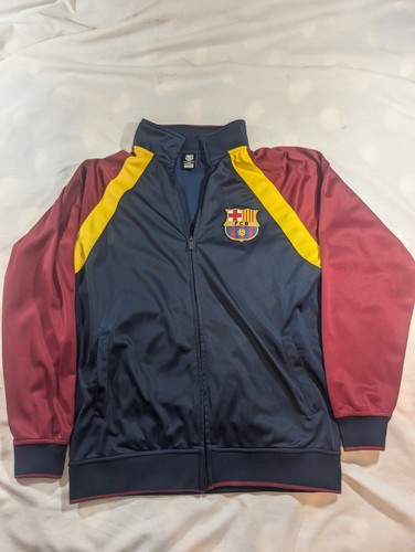 Barcelona Jacket Large FCB Official Merchandise Full Zip Mens Soccer ...