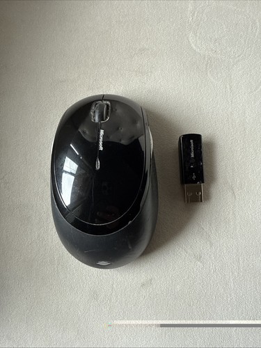 Microsoft Wireless Mouse 5000 w/ USB Dongle Model 1387 tested works ...