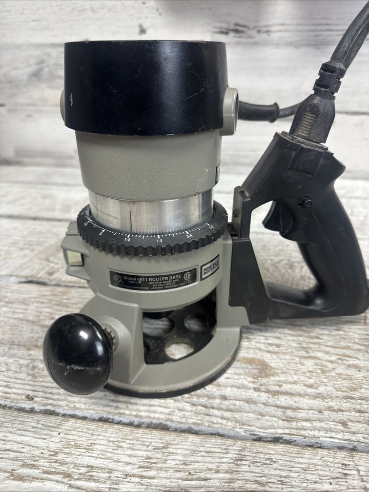 Porter Cable 6912 Router Type 5 Heavy Duty w/6911 D-Handle Base | eBay
