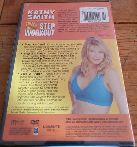 Kathy Smith: Great Buns and Thighs Step Workout, DVD. ☆☆New☆☆ 31398221500 | eBay