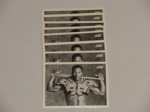 Lot of 8 - 1990 Score Black and White #697 Bo Jackson ICONIC CARD | eBay