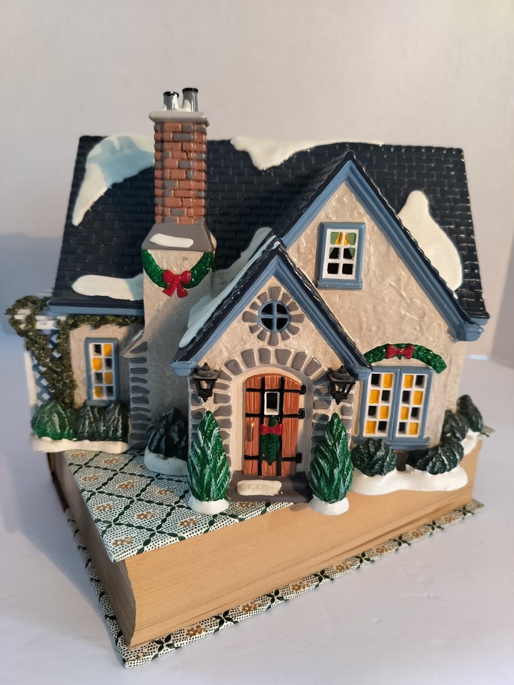Vintage Department 56 Original Snow Village house: "Hidden Pond House ...