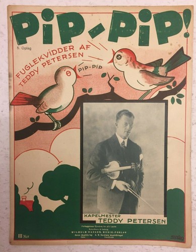 Pip-Pip Teddy Petersen Danish Antique Sheet Music | eBay