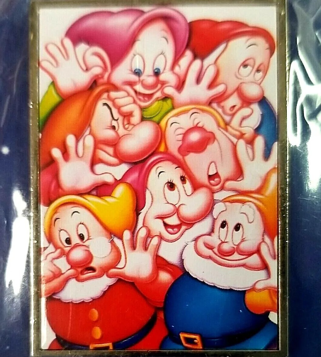 NEW 2001 Disney Store Snow White Exclusive Commemorative 7 Seven Dwarfs ...