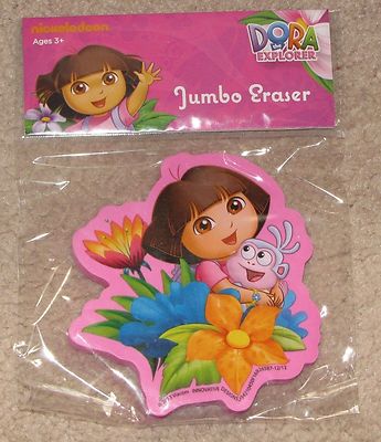 Dora the Explorer Pink Jumbo Eraser - Brand New in package.. | eBay